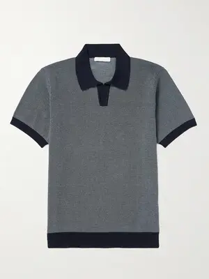Mr P. Open Collar Polos For Men
