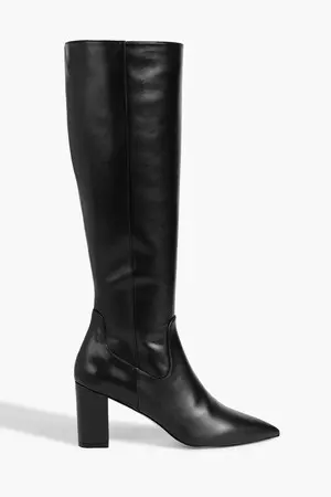 STUART WEITZMAN Yuliana 60 Leather Knee Boots - Black