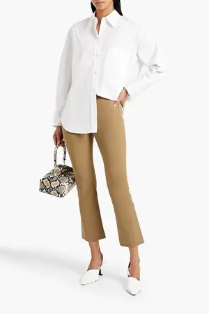 Vince Cropped Bootcut Crepe Pants
