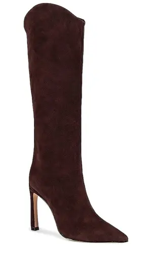 Schutz Maryana Sculpt Boot - Dark Chocolate