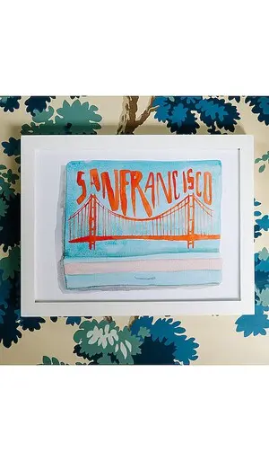 FURBISH 5x7 San Francisco Print In Blue