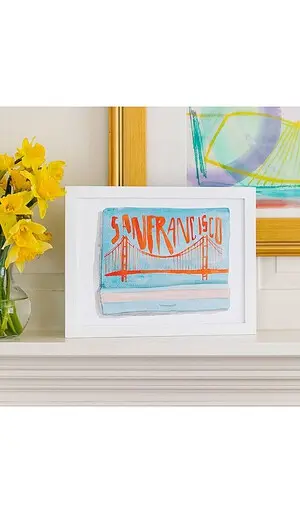 FURBISH 5x7 San Francisco Print In Blue