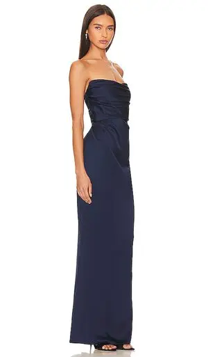 NOOKIE Emelie Strapless Gown - Navy