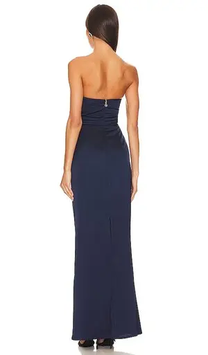 NOOKIE Emelie Strapless Gown - Navy