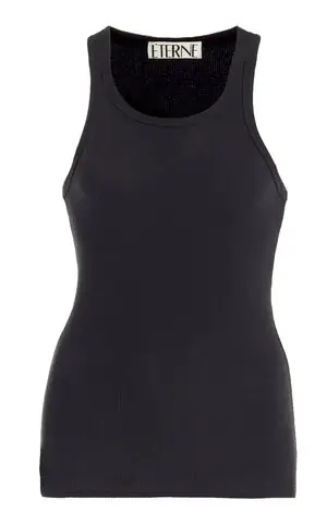Eterne Cotton-blend Jersey Tank Top