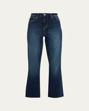 L'Agence Kendra High-rise Kick-flare Jeans - Columbia