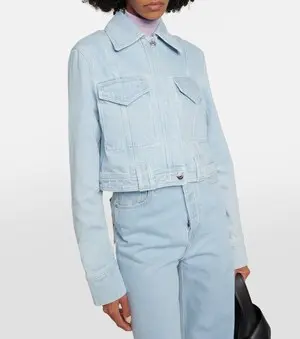 Nanushka Verena Denim Trucker Jacket