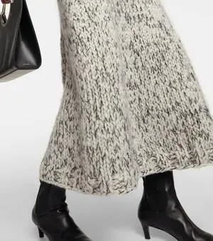 JOSEPH Wool-blend Midi Skirt