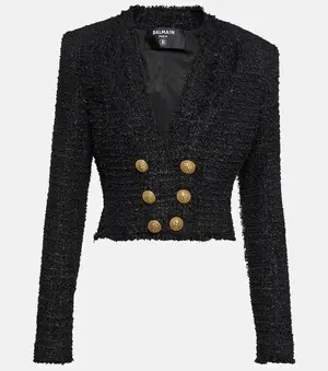 Balmain Notched Lapel Jackets For Women