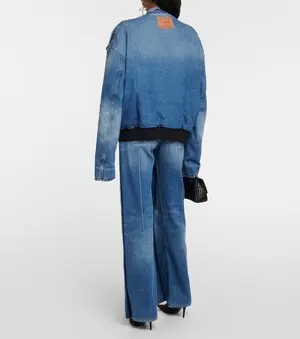 Y/project Snap Off Denim Bomber Jacket
