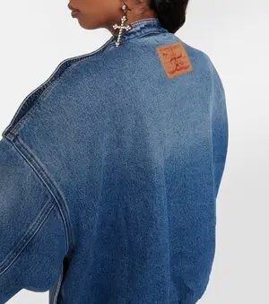 Y/project Snap Off Denim Bomber Jacket