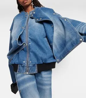 Y/project Snap Off Denim Bomber Jacket