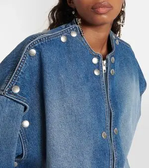 Y/project Snap Off Denim Bomber Jacket