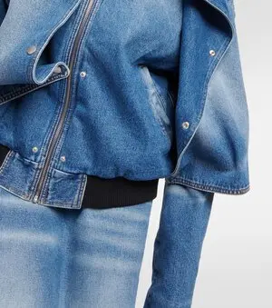 Y/project Snap Off Denim Bomber Jacket