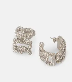 Dolce & Gabbana Dg Crystal-embellished Hoop Earrings