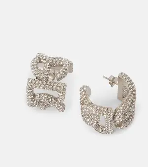 Dolce & Gabbana Dg Crystal-embellished Hoop Earrings