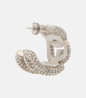 Dolce & Gabbana Dg Crystal-embellished Hoop Earrings