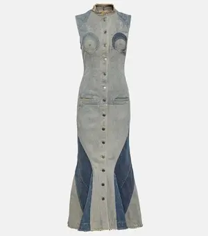 Marine Serre Gathered Dresses