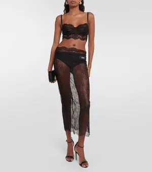 Dolce & Gabbana Lace Bra Top