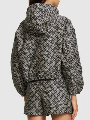 Tory Burch T Monogram Cropped Jacket