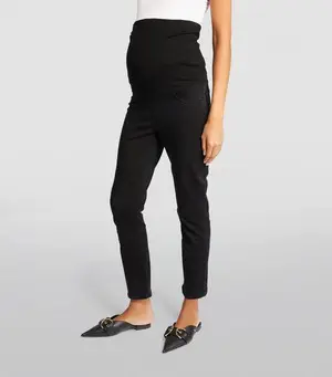 7 For All Mankind Maternity Straight Jeans