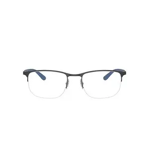 Ray-ban Half Rim Eyeglasses Frame - Sand Light Blue