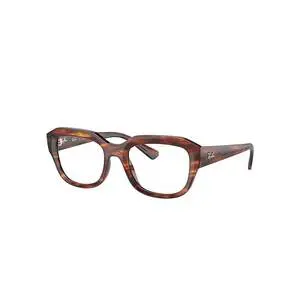 Ray-ban Leonid Optics Bio-based Eyeglasses - Striped Havana