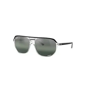 Ray-ban Bill One Sunglasses 60-16 Black On Transparent