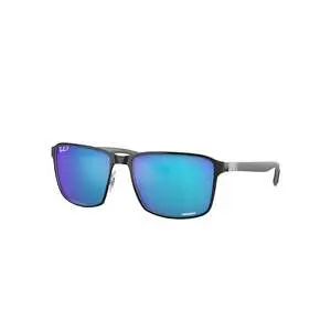 Ray-ban Chromance Square Sunglasses - Silver