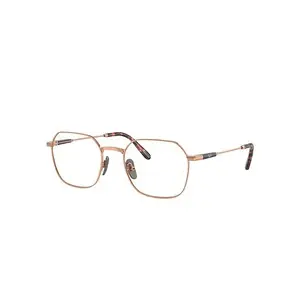 Ray-ban Jim Titanium Optics Eyeglasses - Light Brown