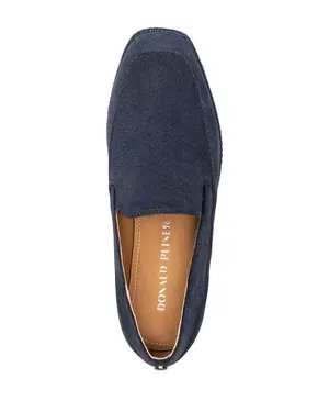 DONALD PLINER Suede Platform Wedge Loafers