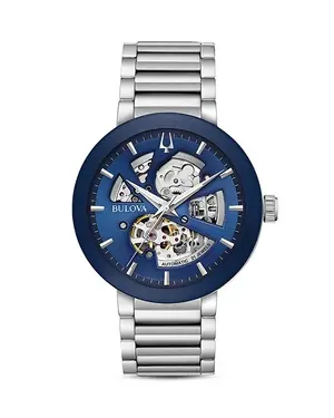 Bulova Modern 42mm Watch - Blue/silver