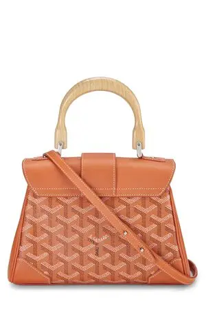 Goyard Goyardine Canvas Structured Saigon Mini