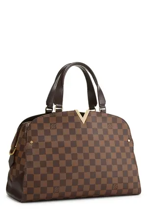 LOUIS VUITTON Damier Ebene Kensington Bowling Tote