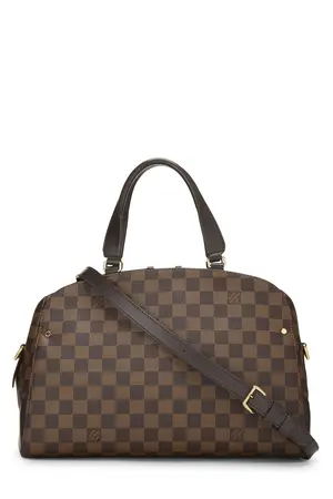 LOUIS VUITTON Damier Ebene Kensington Bowling Tote