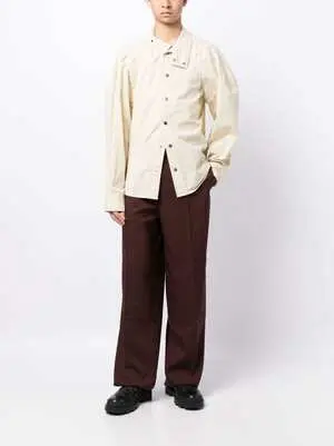 JIL SANDER Pressed-crease Tailored Trousers