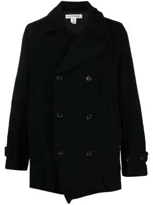 Comme Des Garçons Double-breasted Wool-blend Coat