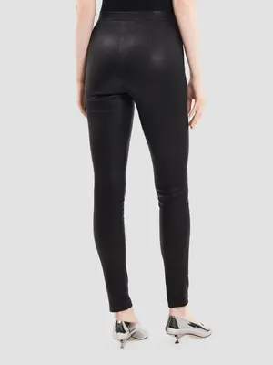 Theory Pull-on Leather Leggings