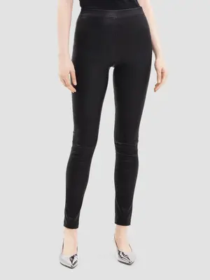 Theory Pull-on Leather Leggings