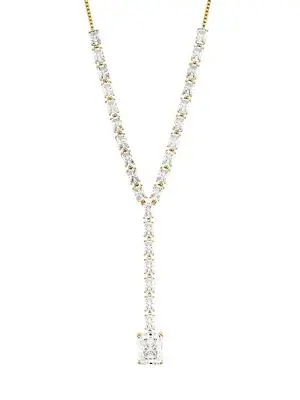 Adriana Orsini Naomi 18k--plated & Cubic Zirconia Y-necklace - Gold