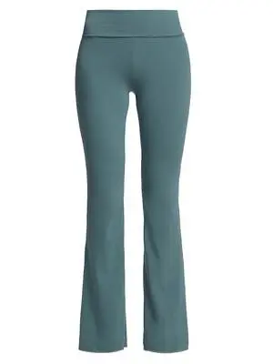 SKIMS Cotton Jersey Foldover Pants Kyanite