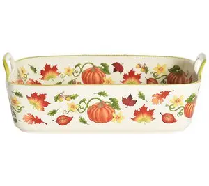 TEMP-TATIONS Seasonal 4qt Nostalgic Baker With Upswept Handles - One-color