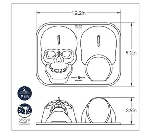 NORDICWARE Haunted Skull Cake Pan