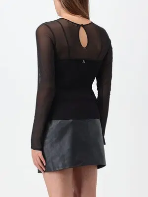 TWINSET Long Sleeve Sheer Top