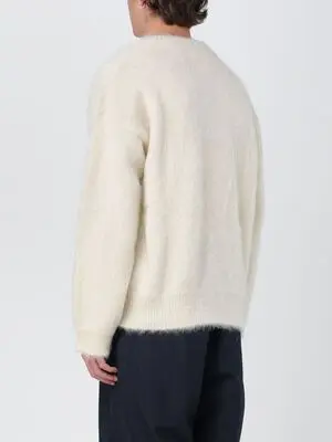 JIL SANDER Embellished Crew Neck Sweater - Orange