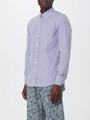 Etro Shirt In Striped Poplin