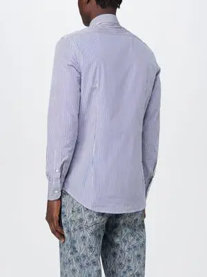 Etro Shirt In Striped Poplin