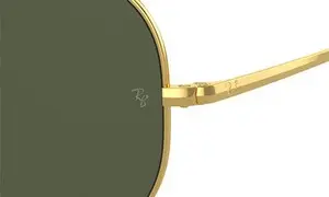 Ray-ban 62mm Oversized Aviator Everglasses - Green
