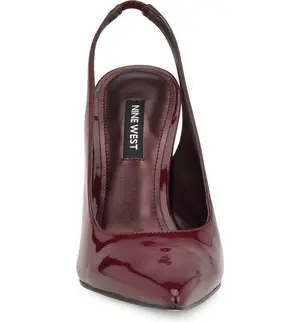 Nine West Feather Slingback Pointed Toe Stiletto Pump