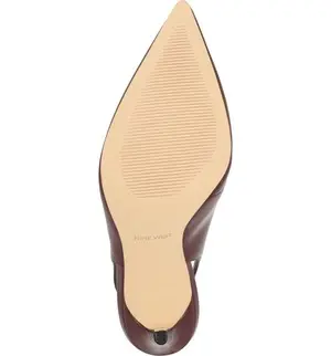Nine West Feather Slingback Pointed Toe Stiletto Pump
